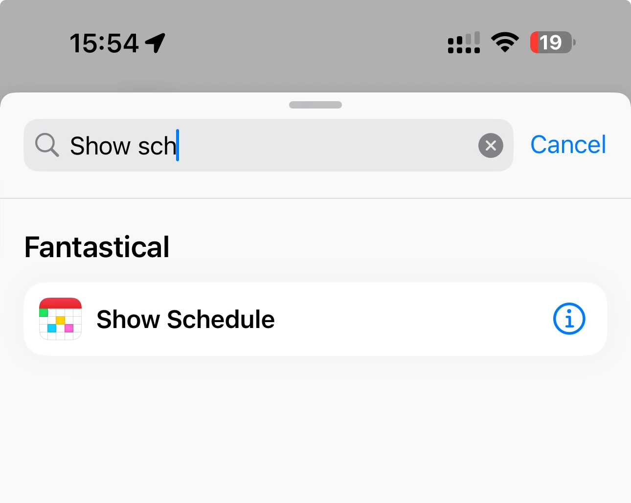 Create a Shortcut to retrieve information about today’s meetings